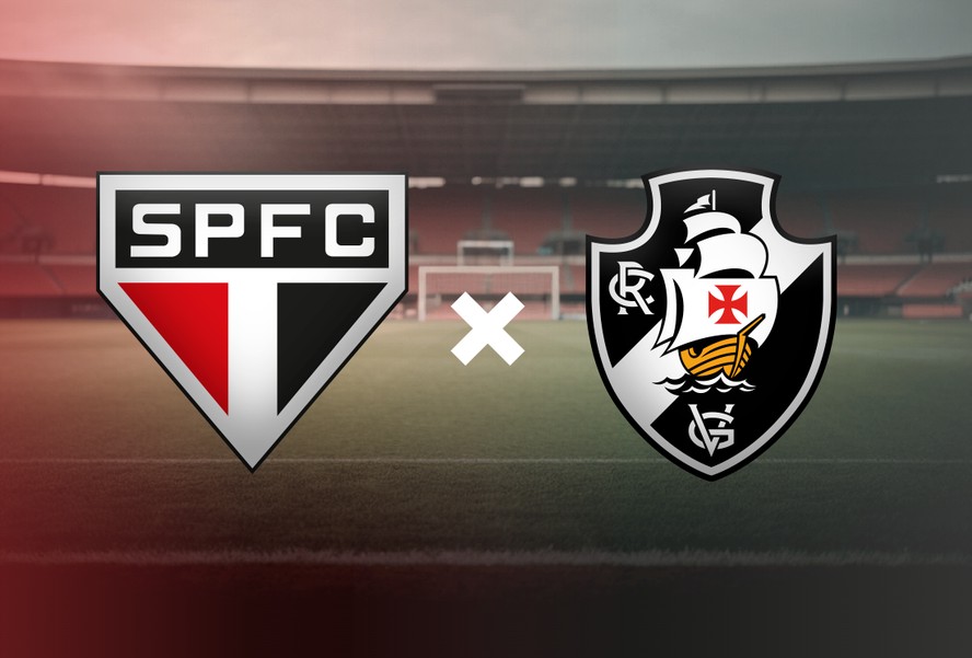 São Paulo x Vasco: onde assistir ao vivo ao jogo do Brasileirão
