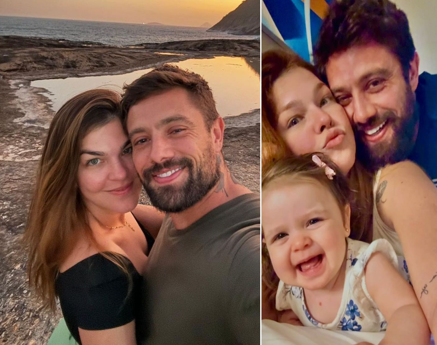 Rafael Cardoso posa com 'nova' família e reclama de não poder ver ...