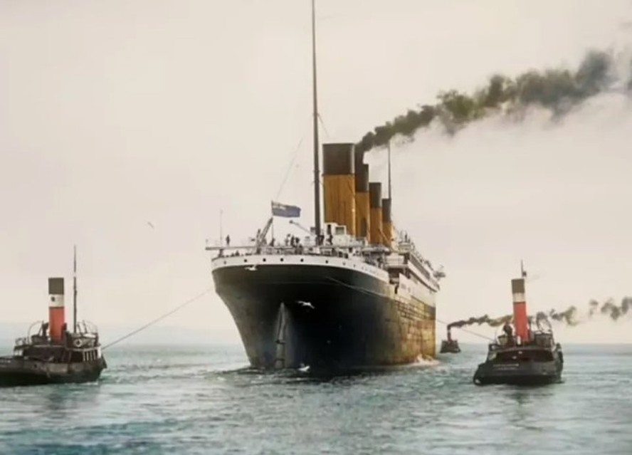 Novas imagens colorizadas mostram como era o Titanic por fora e por dentro