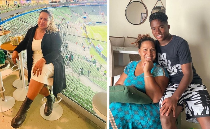 Após passar fome, mãe de Endrick dirige negócio e faz cursos com coach: quem é Cintia Ramos