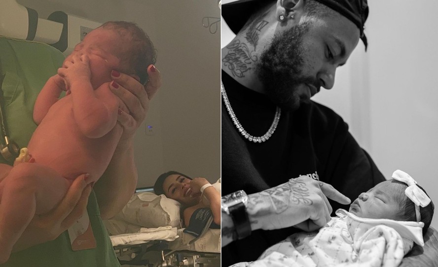Padrinho de Mavie posta fotos inéditas do nascimento da filha de Neymar ...
