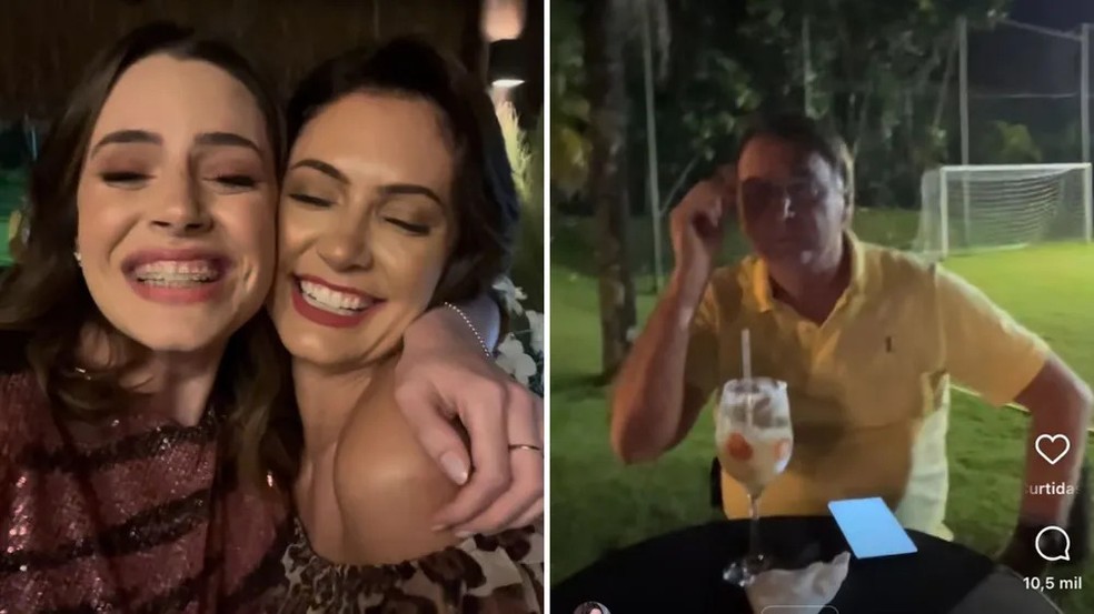 A farra de Bolsonaro: ao lado de Michelle e Nikolas Ferreira, ex ...