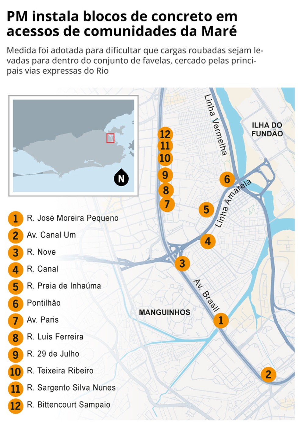 'Barricadas’ da PM zeram cargas roubadas no Complexo da Maré, e PM ...