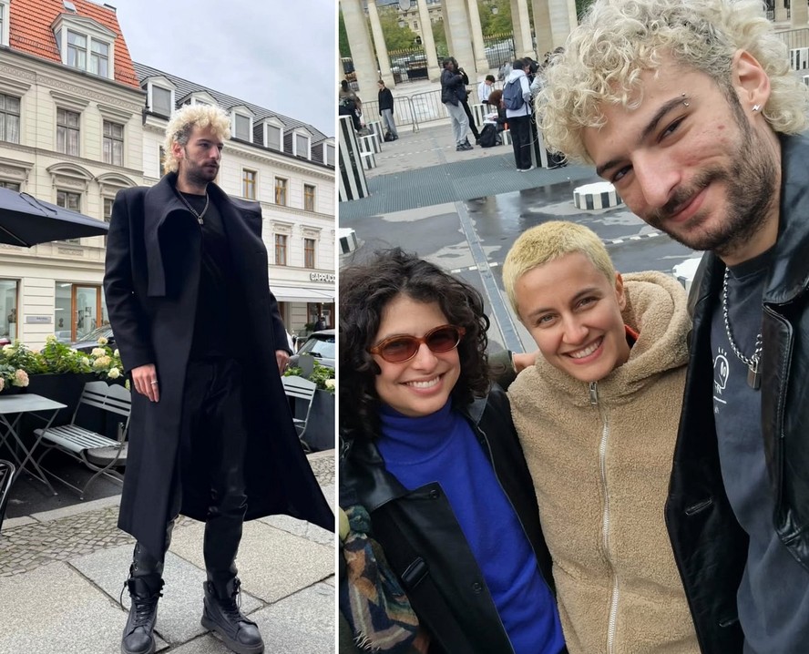 Filhos e nora cantora de Debora Bloch passam férias com a família em Paris