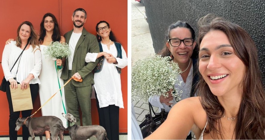 Lucélia Santos mostra novos cliques do casamento de Pedro Neschling e ...