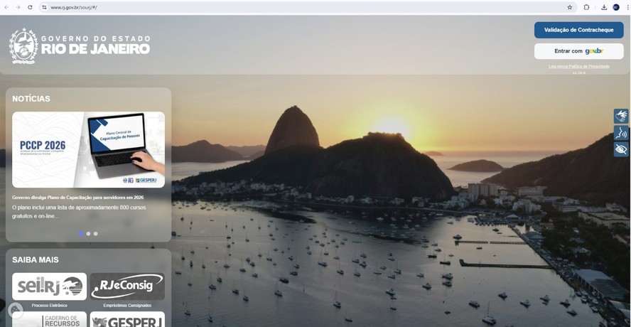 Governo do Rio lança novo Portal do Servidor nesta sexta-feira