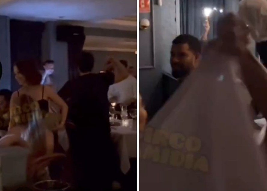 Sandy e namorado médico são flagrados juntos em festa; vídeo