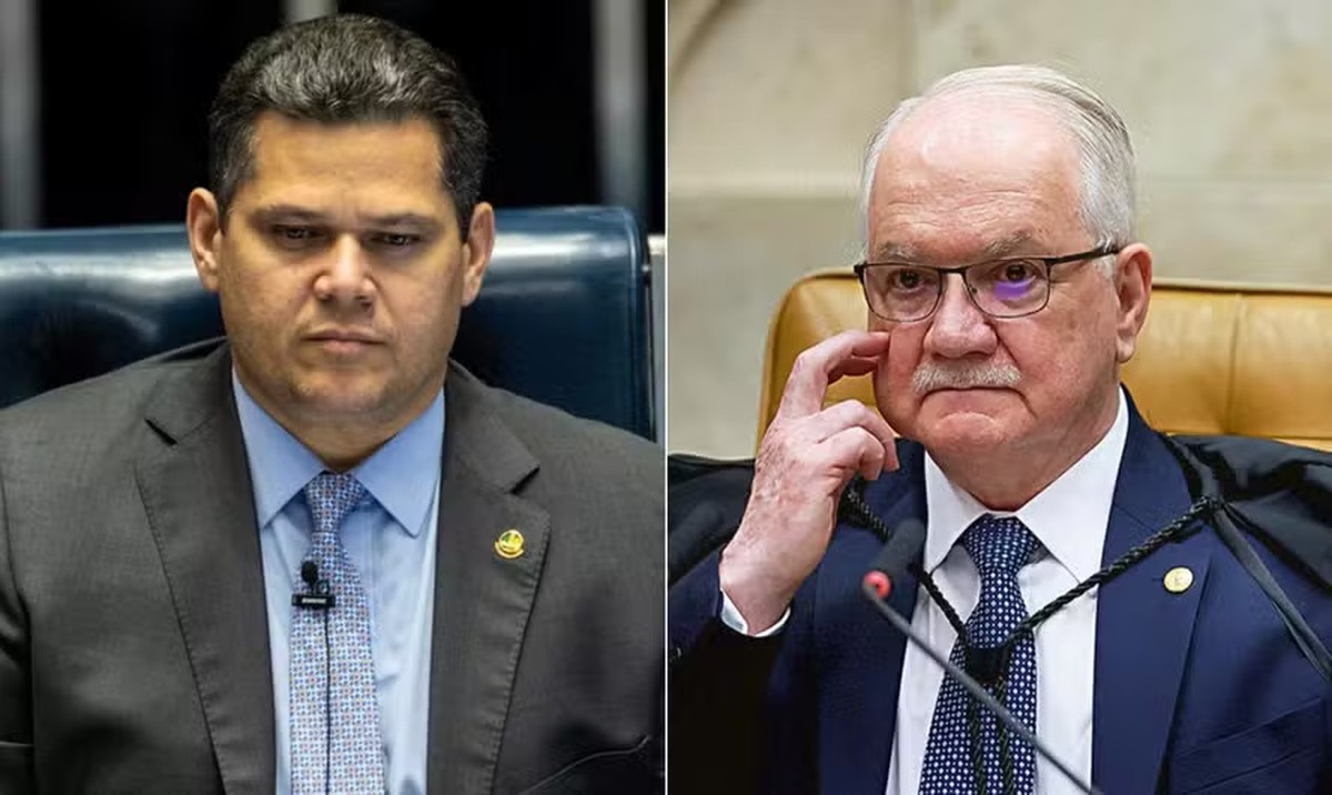 Edson Fachin e Davi Alcolumbre se reúnem e discutem projeto de lei para ...