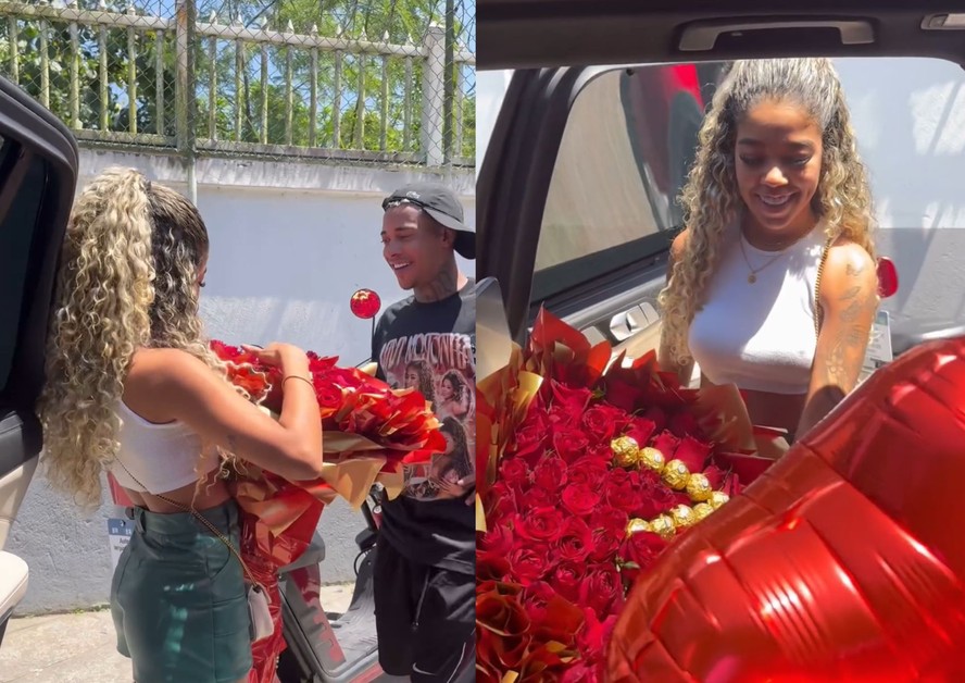 MC Poze faz surpresa para Vivi Noronha após surgir sem aliança e fãs ...
