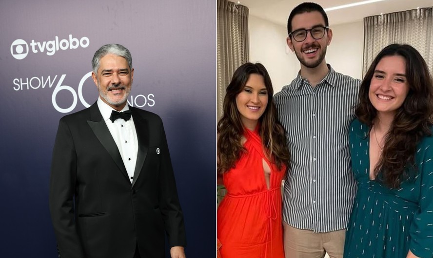 Quem são os filhos de William Bonner? Saiba mais sobre os trigêmeos ...