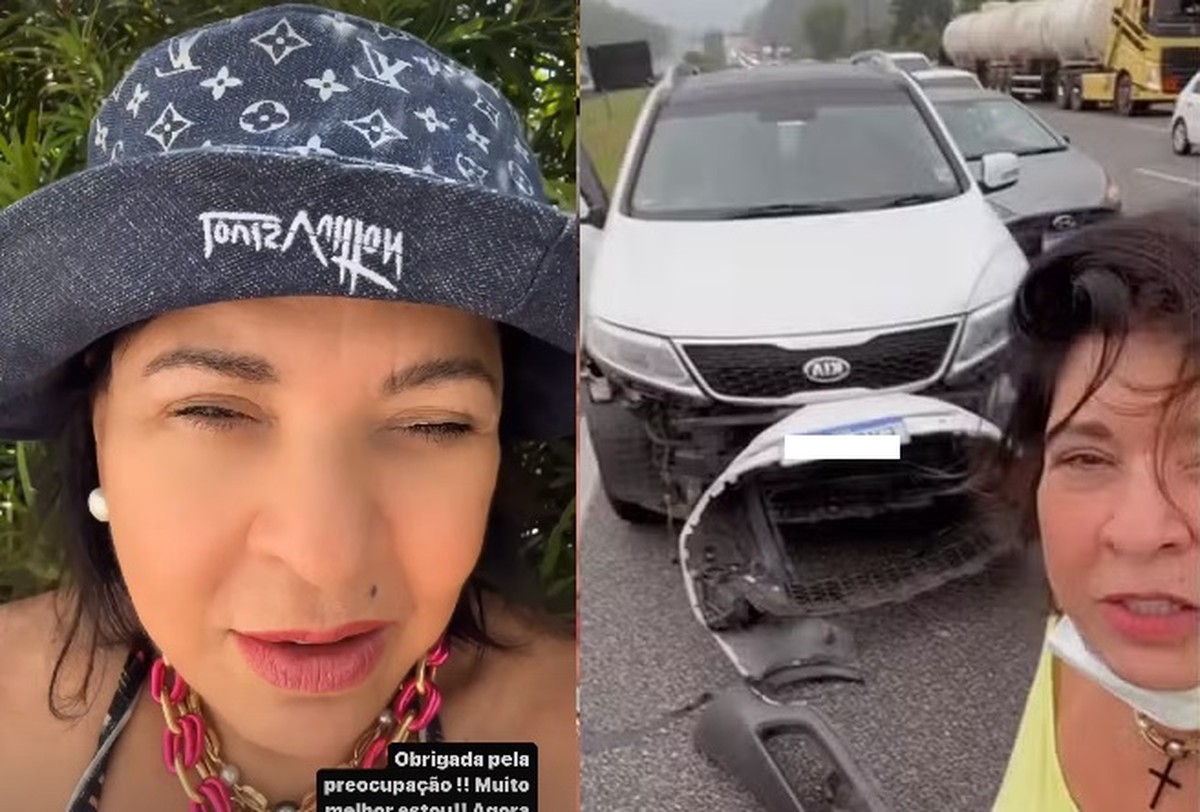 Após acidente, Roberta Miranda fala de 'muito gelo no ombro' para ...