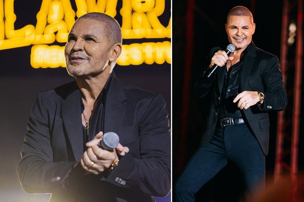 Eduardo Costa explica visual após surgir careca em show: 'Usei muita bomba'