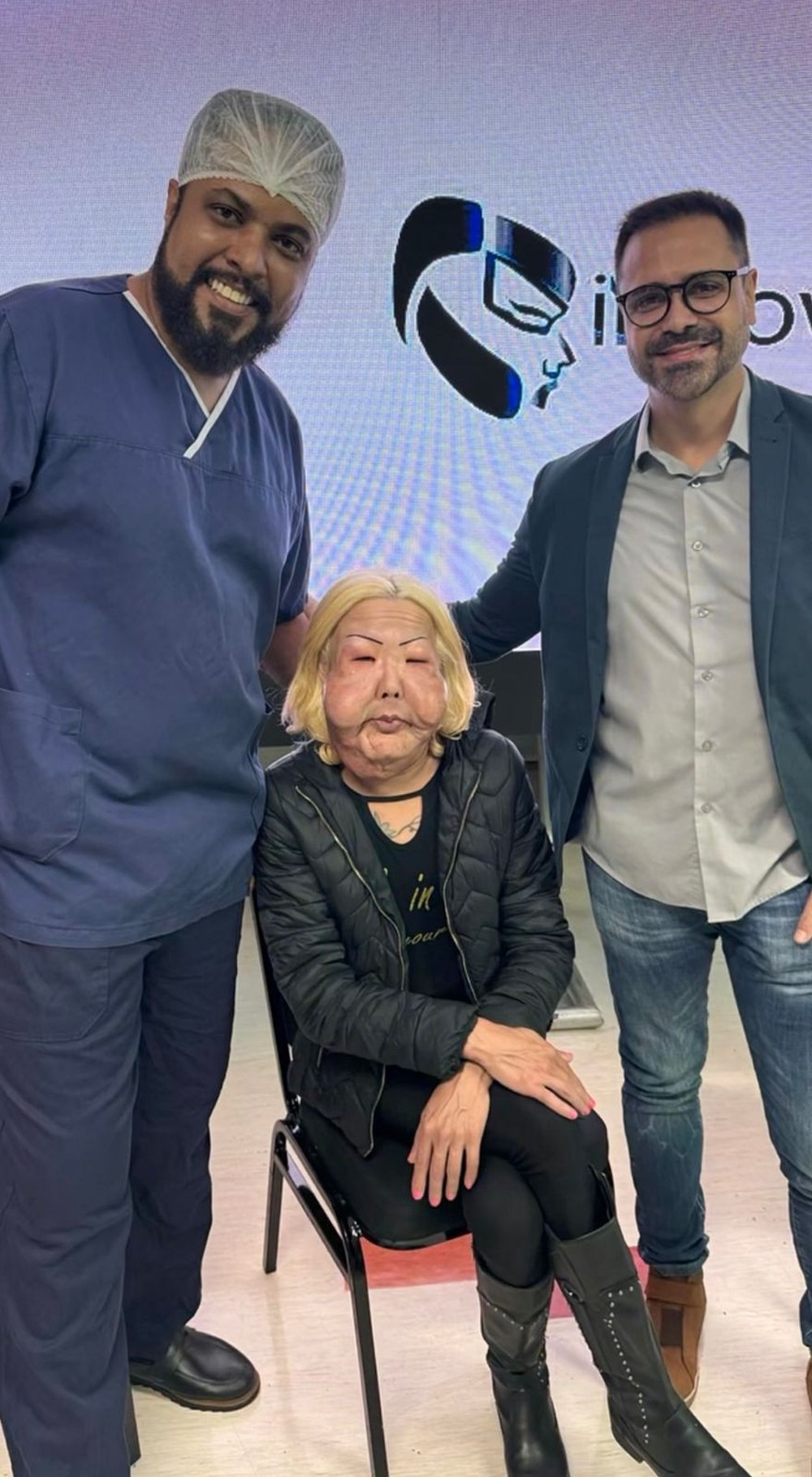 Juju do Pix exibe resultado da cirurgia para retirar óleo mineral do ...